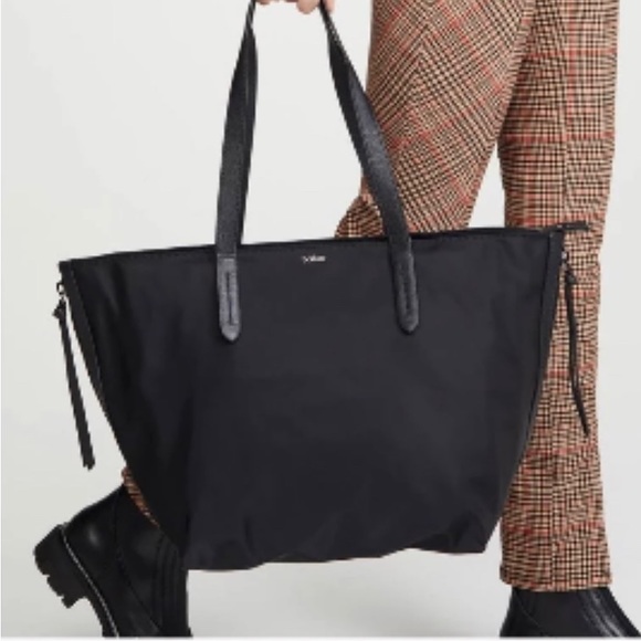 Botkier | Bags | Botkier New York Bond Black Nylon Oversized Tote Bag ...